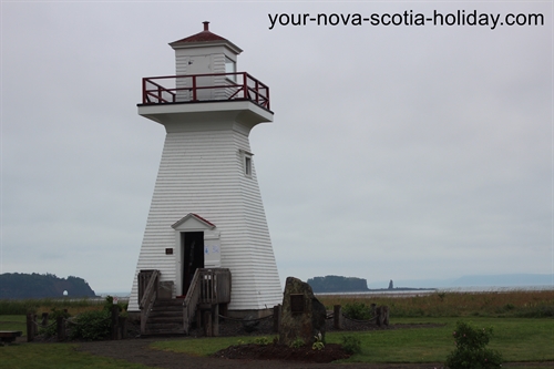 Five Islands Lighthouse Park on the Bay of Fundy in Nova Scotia.